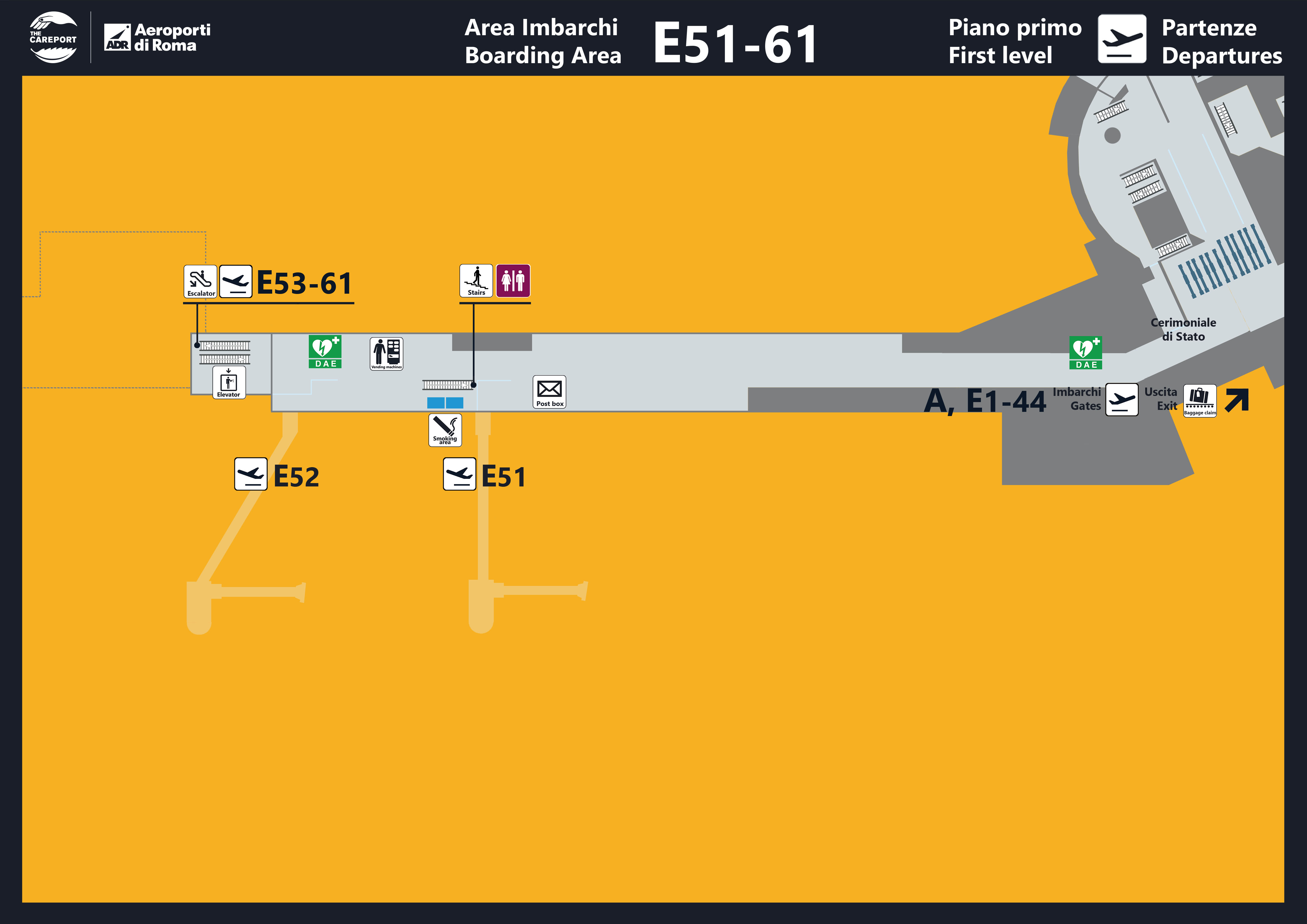 Rome Fiumicino International Airport Terminal, Map, Lounge, 49% OFF